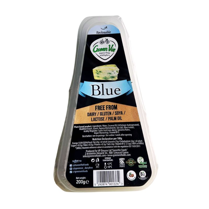 GREEN VIE Vegan Blue Cheese Flavour Wedge - 200g – FoodCraft Online Store