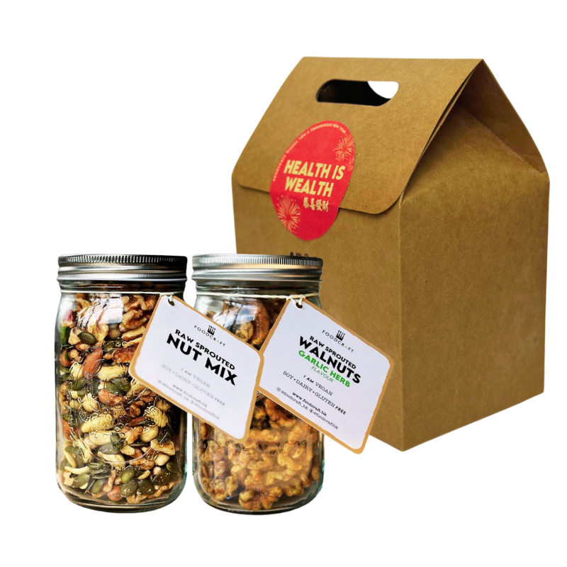 Raw Sprouted Nuts Gift Set - Savory & Plain – FoodCraft Online Store