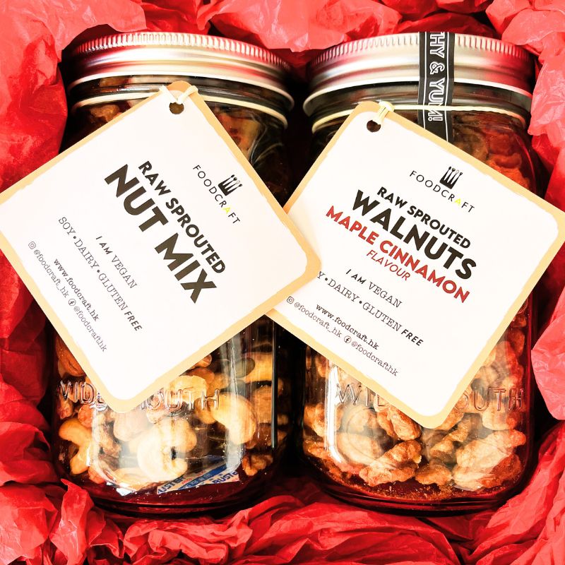 Raw Sprouted Nuts Gift Set - Sweet & Plain – FoodCraft Online Store