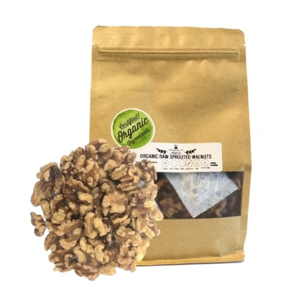 Organic Raw Sprouted Walnuts - 400g – FoodCraft Online Store